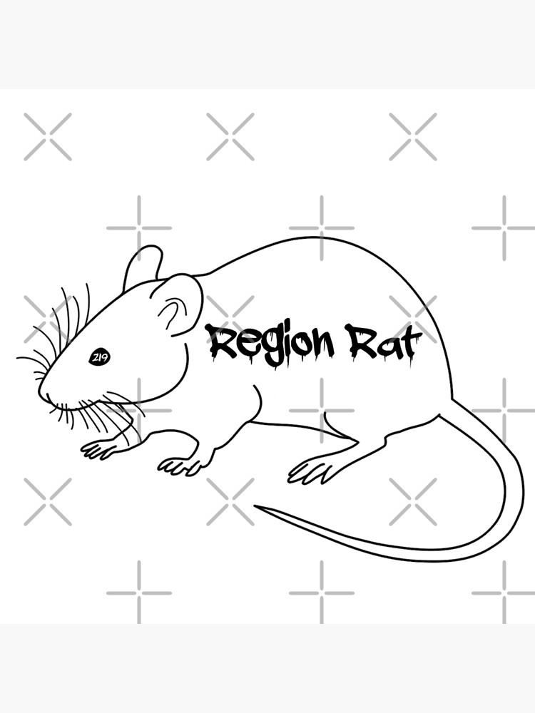 "Region Rat Northwest Indiana" Poster for Sale by artbysydsyd | Redbubble