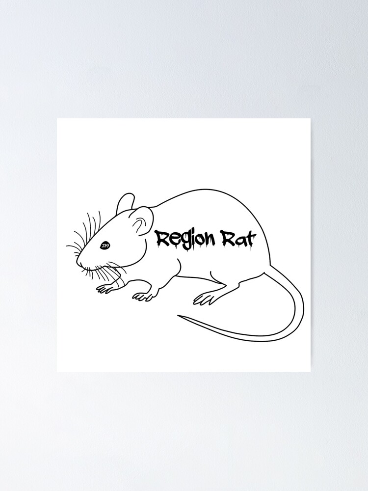 "Region Rat Northwest Indiana" Poster for Sale by artbysydsyd | Redbubble