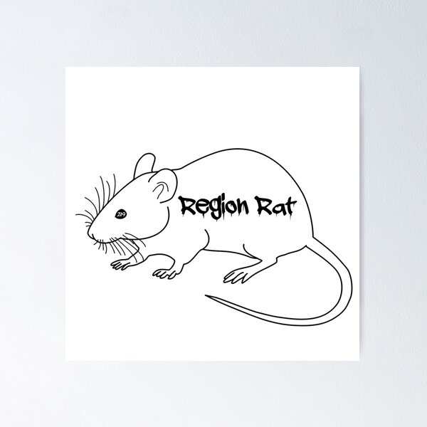 "Region Rat Northwest Indiana" Poster for Sale by artbysydsyd | Redbubble