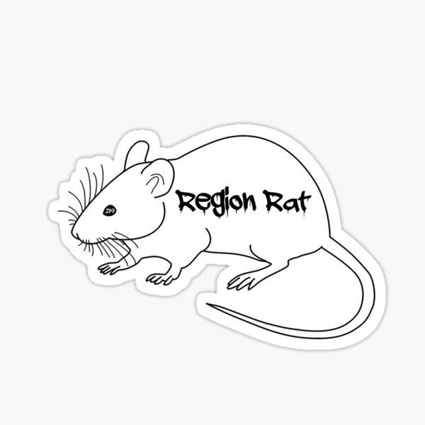 "Region Rat Northwest Indiana" Sticker for Sale by artbysydsyd | Redbubble