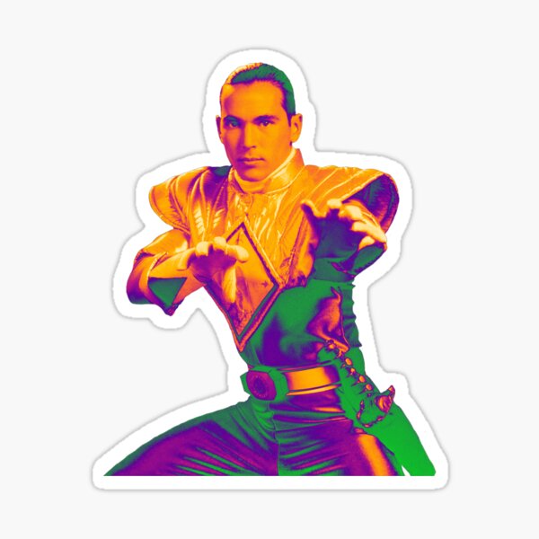 "DA GREEN RANGER" Sticker for Sale by buildgodthen | Redbubble