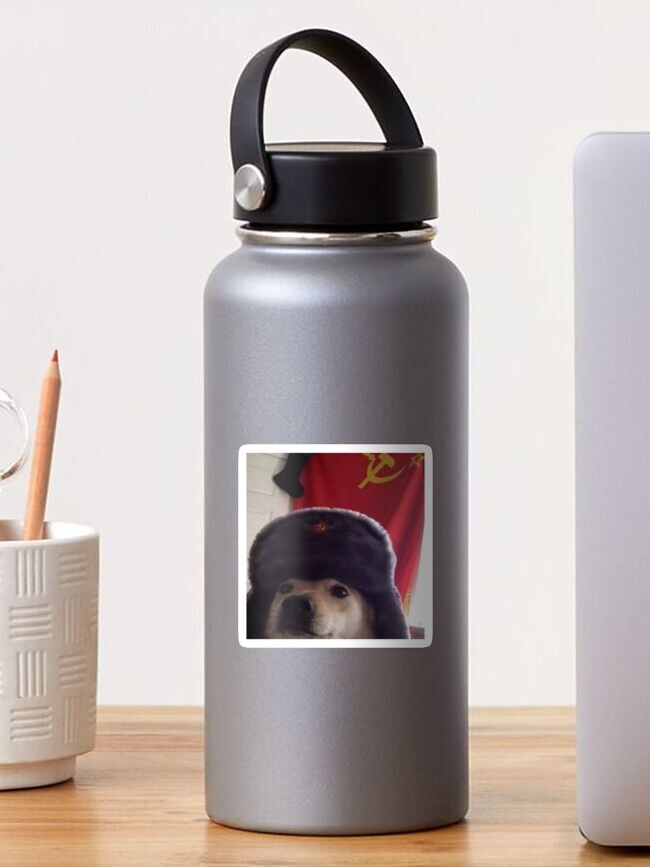 "comrade doggo communist" Sticker for Sale by Jeangel97 | Redbubble