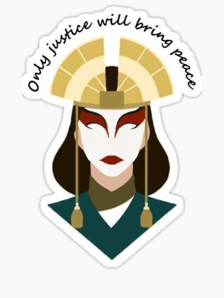 "Avatar Kyoshi" Sticker for Sale by KCrutch1995 | Redbubble