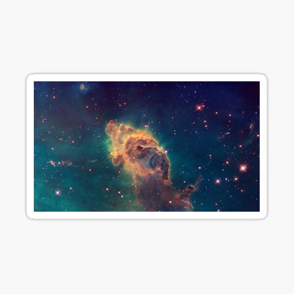 "Pillar of gas in the Carina Nebula, nebulae, space," Sticker for Sale ...