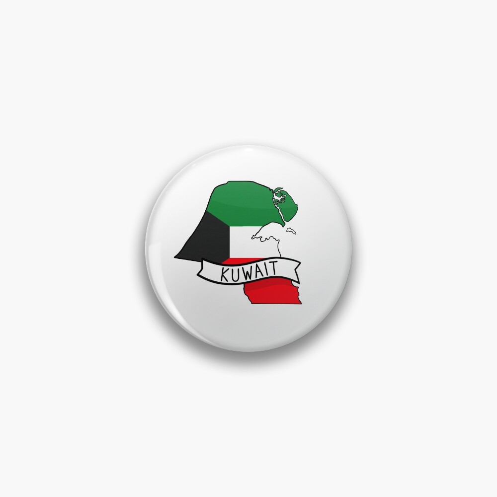 "Kuwait Flag Map Sticker" Sticker for Sale by Drawingvild | Redbubble