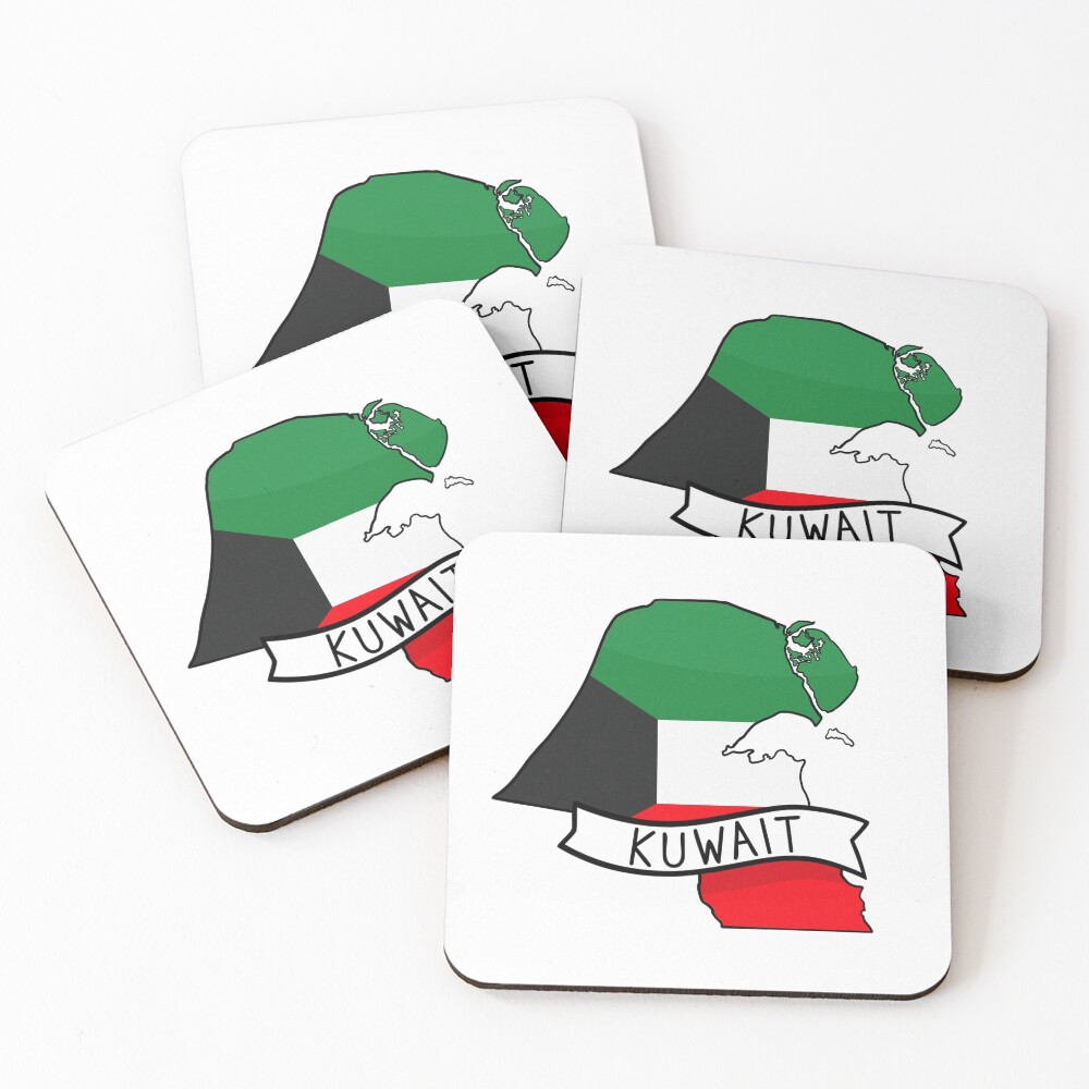 "Kuwait Flag Map Sticker" Sticker for Sale by Drawingvild | Redbubble