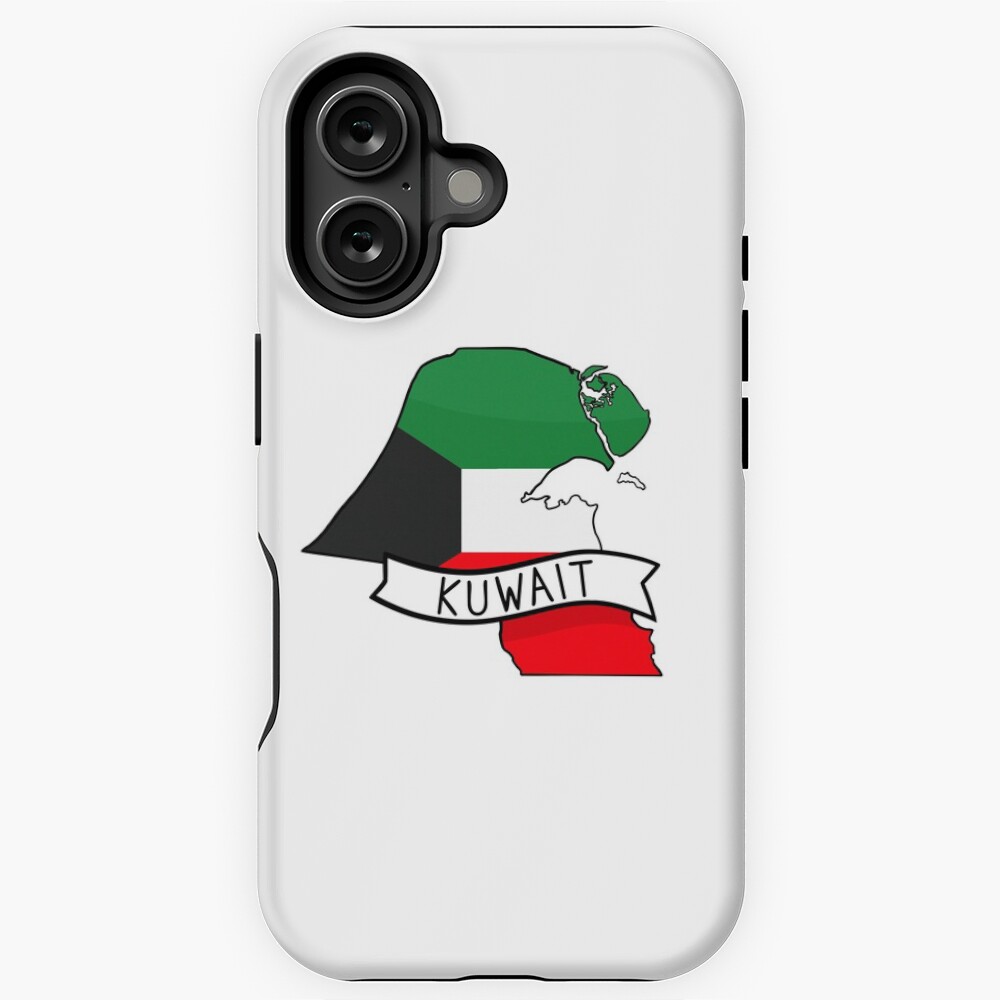 "Kuwait Flag Map Sticker" Sticker for Sale by Drawingvild | Redbubble