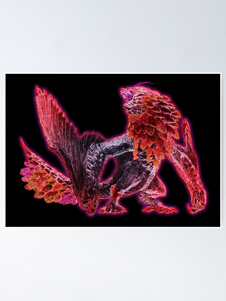"Neon Bazelgeuse Subspecies MHW 1" Poster for Sale by NawbuSmart ...