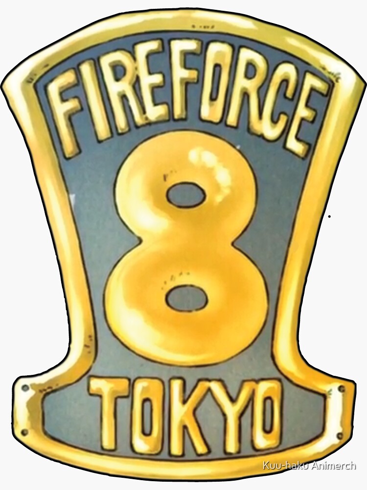 "Special Fire Force Station 8 Logo" Sticker for Sale by Kuu-haku ...