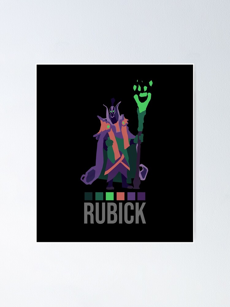 Póster «Rubick Dota 2 Arte vectorial» de Cayceee | Redbubble