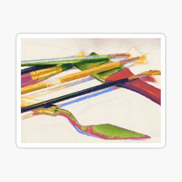 "Inanimate Objects Series - Artists tools V4" Sticker by MinnieMaya ...