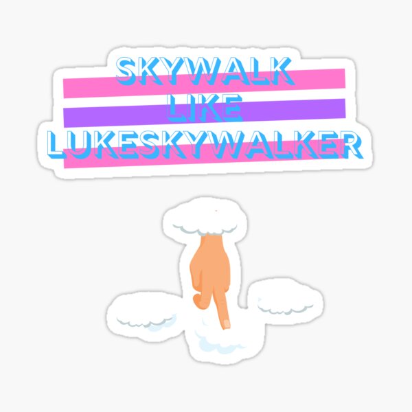 "Skywalker" Sticker by UrbanVib | Redbubble