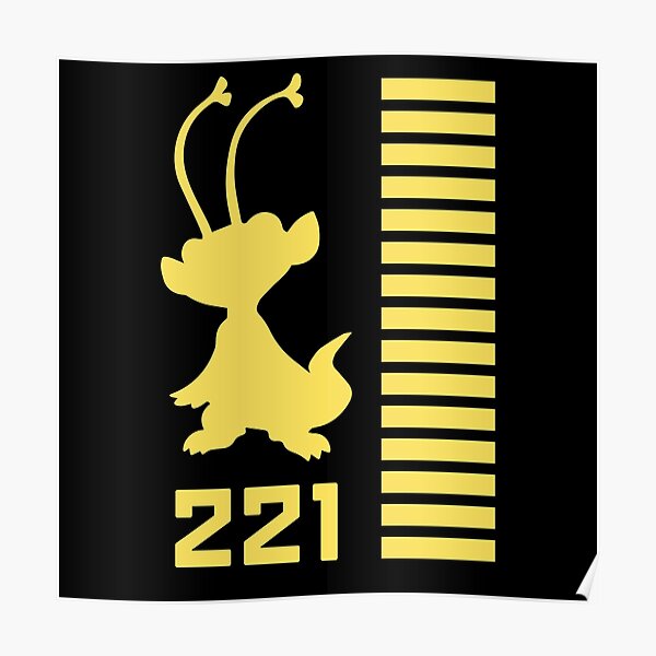 "Sparky Experiment 221 Design - Lilo and Stitch " Poster for Sale by ...