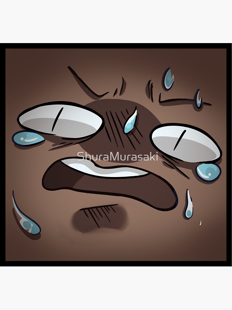 "GASP!" Sticker for Sale by ShuraMurasaki | Redbubble