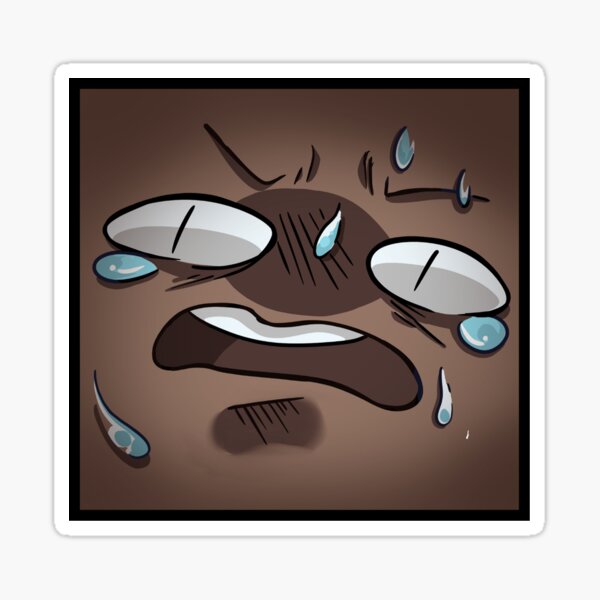 "GASP!" Sticker for Sale by ShuraMurasaki | Redbubble