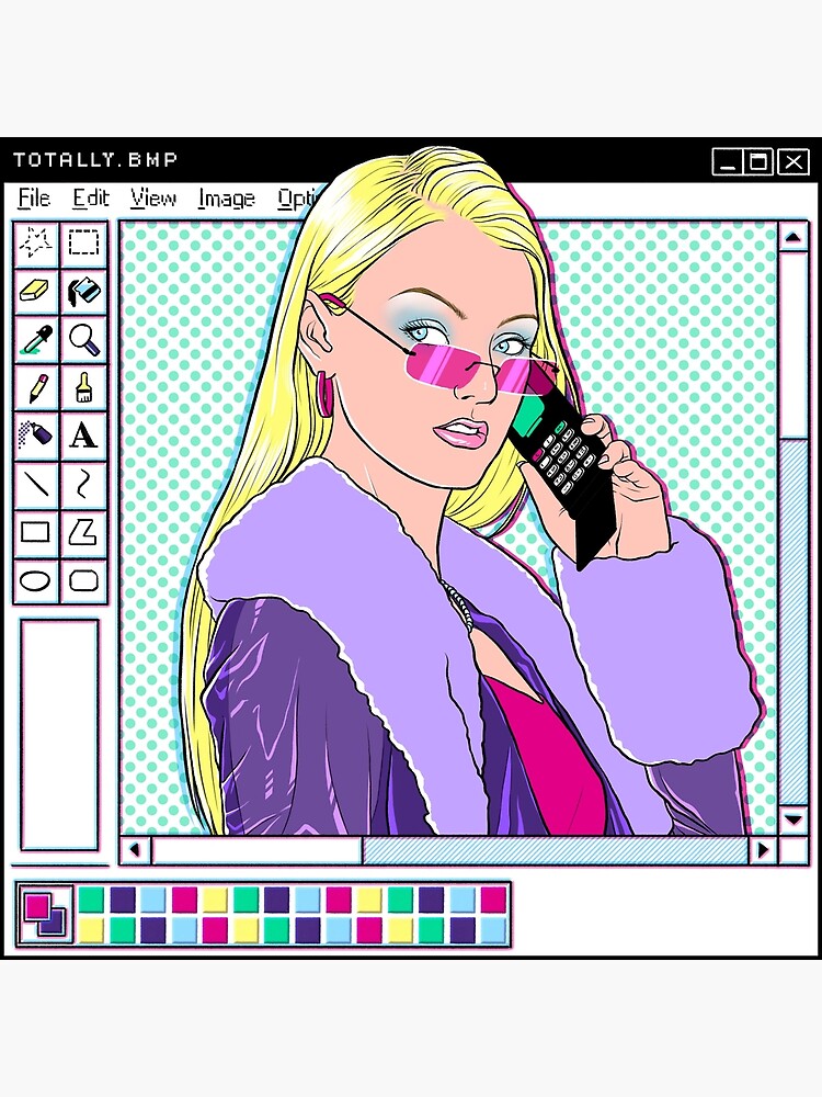 "Totally // Retro 90s MS Paint Pop Art" Art Print by annedesw-art ...