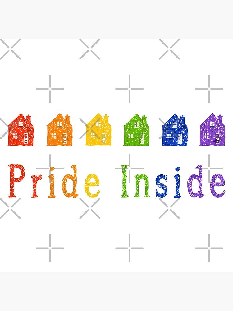 "Pride Inside #PrideInside " Poster for Sale by NerdyPuffin | Redbubble