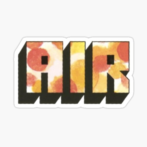 "Air" Sticker for Sale by Dawson-Designs | Redbubble