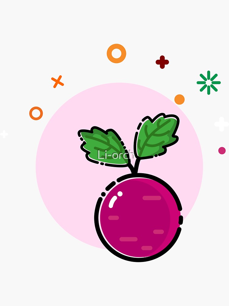 "Beet " Sticker for Sale by Li-orch | Redbubble