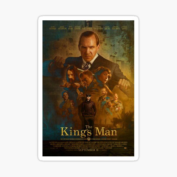 "The Kings Man Movie Poster" Sticker for Sale by FEEDNSEED | Redbubble