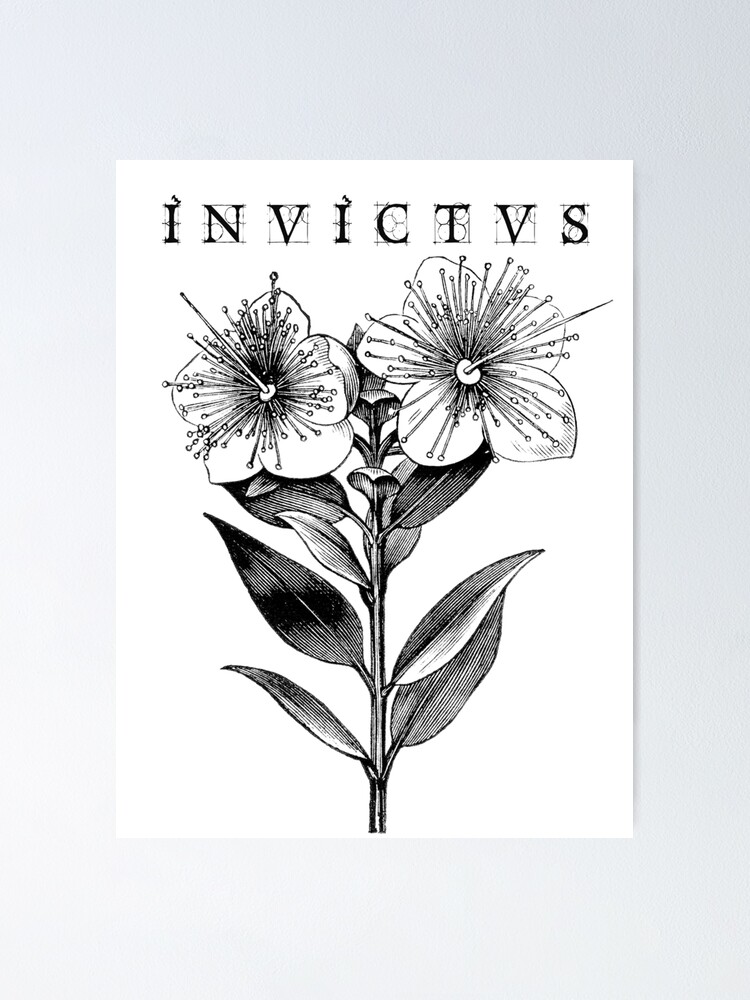 "Invictus" Poster for Sale by Blacklinesw9 | Redbubble