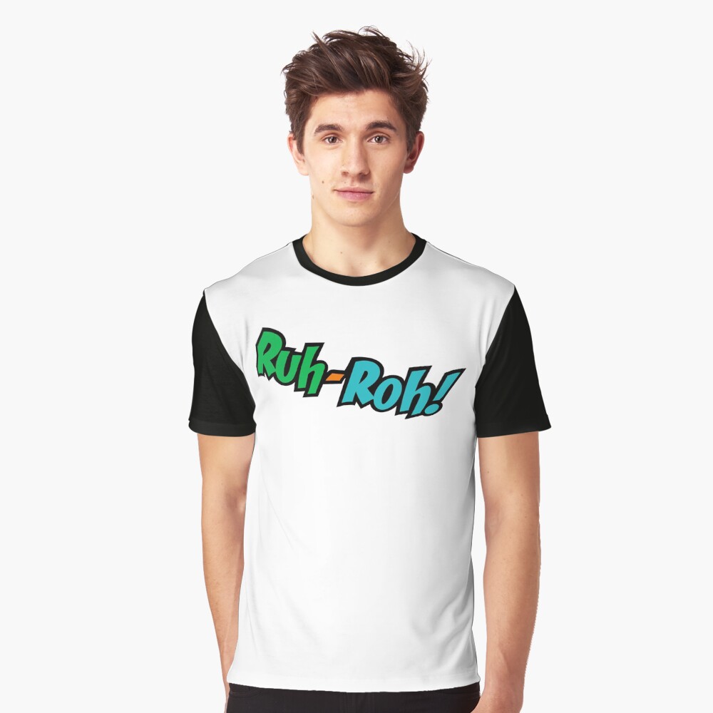 "Ruh-roh" Sticker for Sale by Scottharriman13 | Redbubble