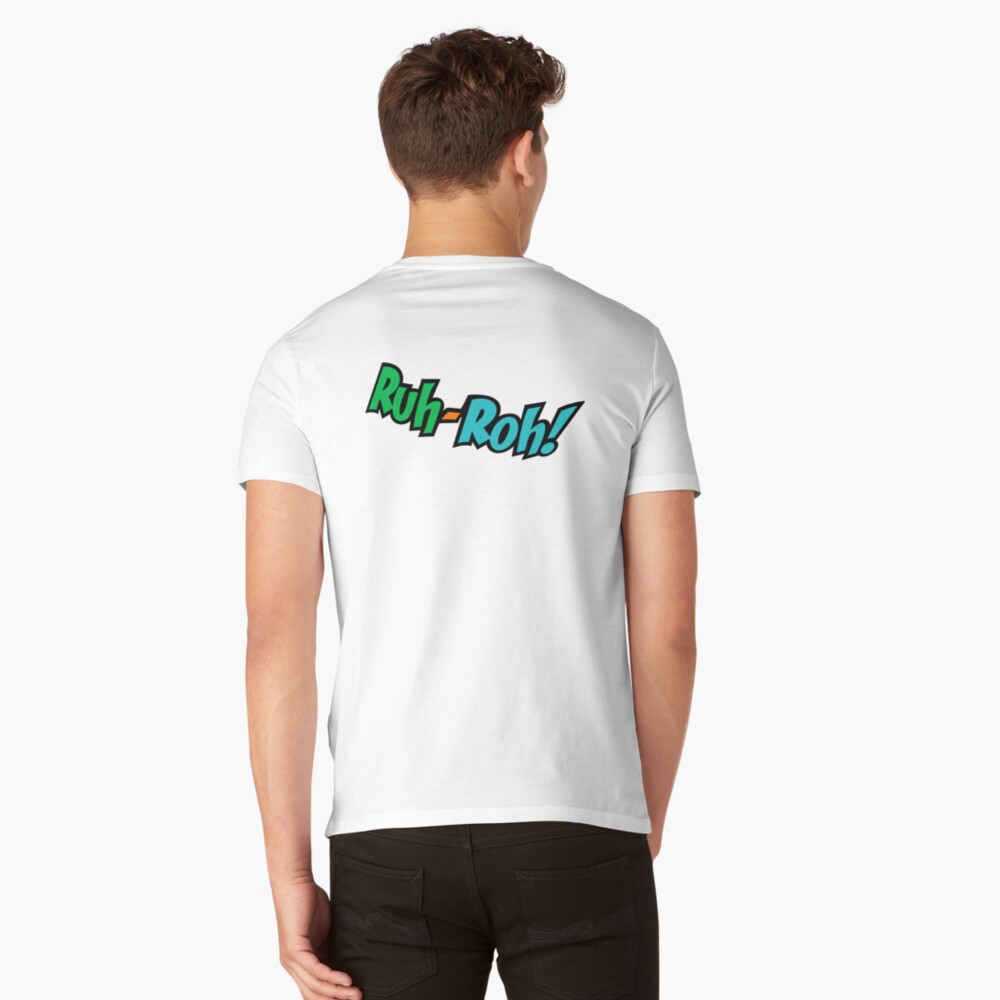 "Ruh-roh" Sticker for Sale by Scottharriman13 | Redbubble