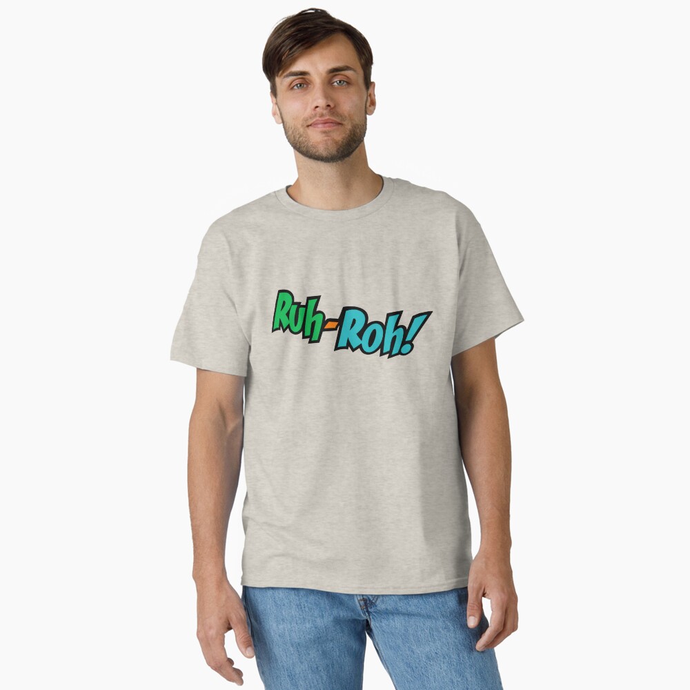 "Ruh-roh" Sticker for Sale by Scottharriman13 | Redbubble