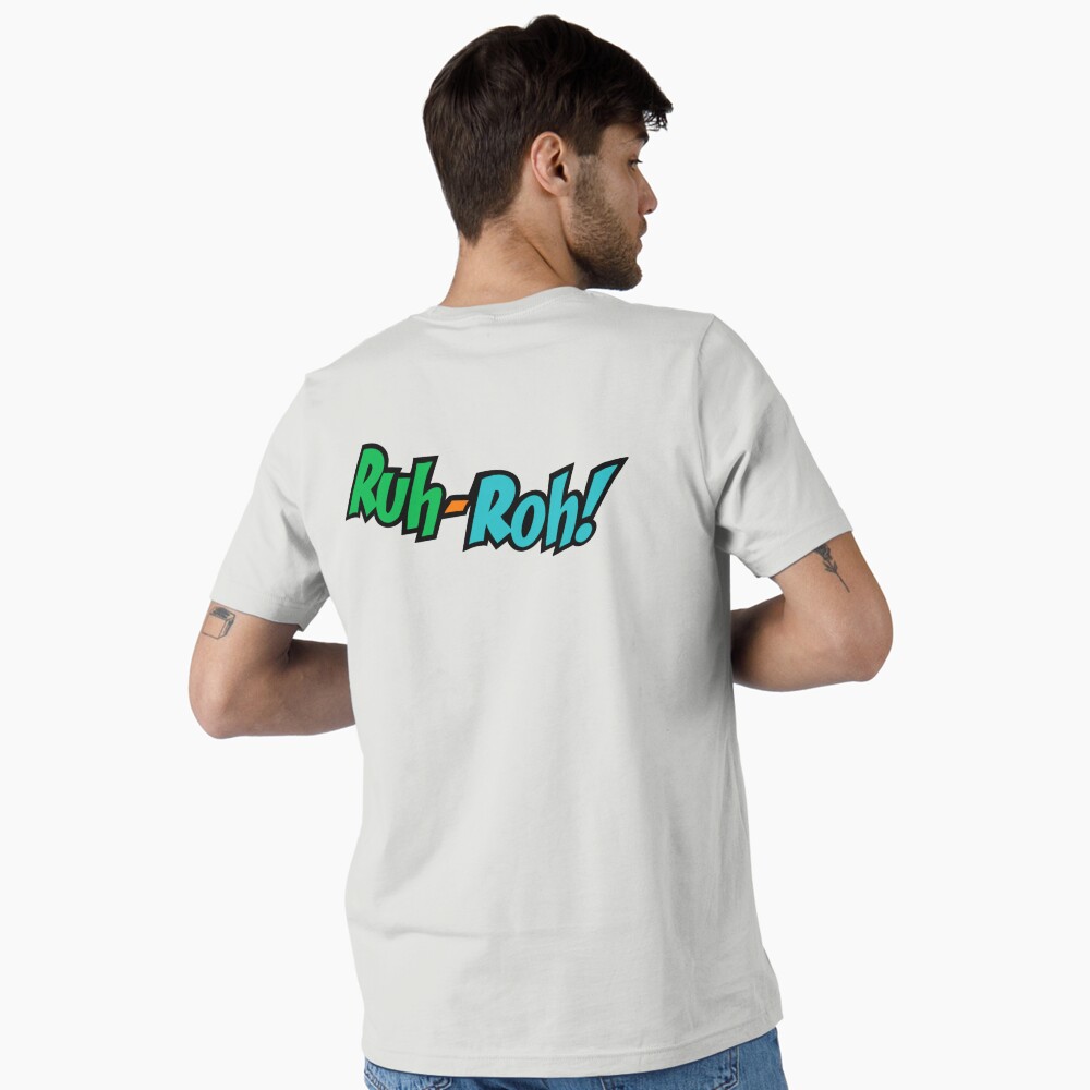 "Ruh-roh" Sticker for Sale by Scottharriman13 | Redbubble