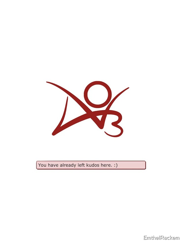 "Ao3 Kudos and Logo" iPhone Case for Sale by EmthelRackem | Redbubble