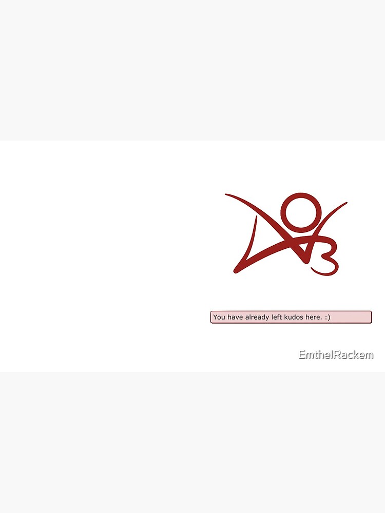 "Ao3 Kudos and Logo" Coffee Mug for Sale by EmthelRackem | Redbubble