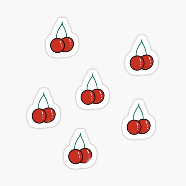 "Cherry sticker pack" Sticker by Onok0903 | Redbubble