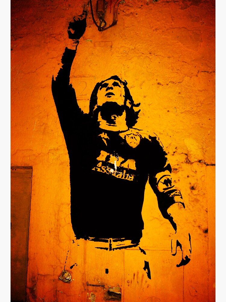 "Francesco Totti Mural from Rome" Sticker for Sale by Hondo10 | Redbubble