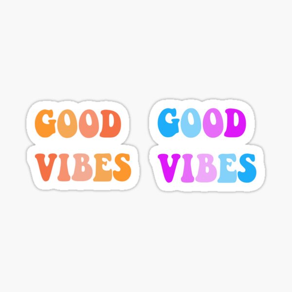 "Good Vibes Sticker Pack " Sticker by delanyfisher | Redbubble