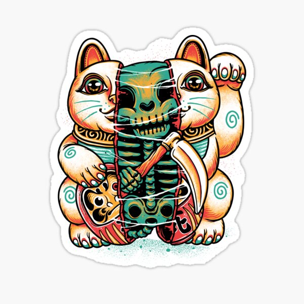 "Out of Luck" Sticker for Sale by glitchy-gorilla | Redbubble