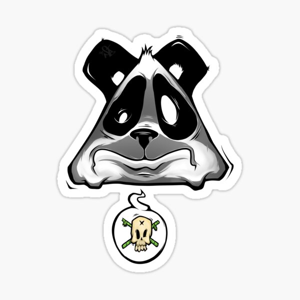 "Panda 3 - Confused Panda - TSB" Sticker by TSBStickers | Redbubble