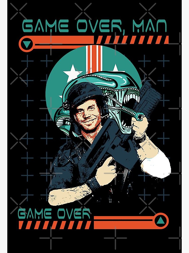 "Aliens Game Over Man" Greeting Card for Sale by Ravensclaw3 | Redbubble