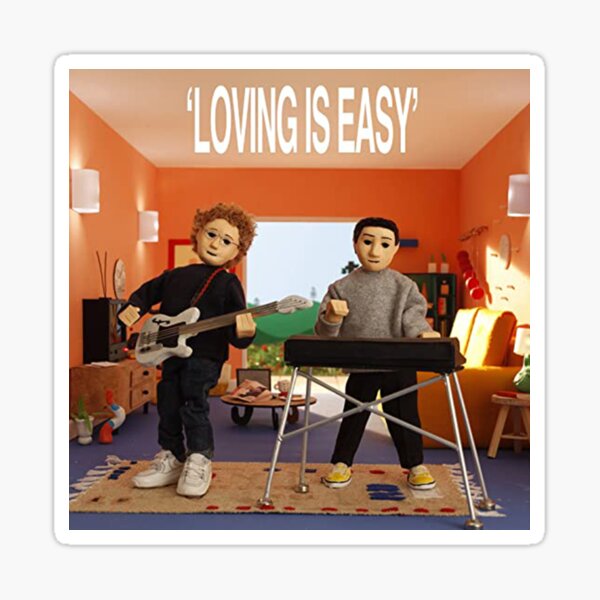 "Rex Orange County - Loving is Easy Album Cover" Sticker by ...