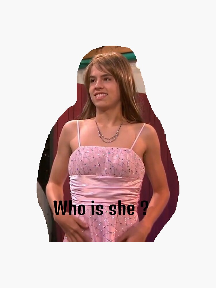 "Who is she" Sticker for Sale by Leonor-abg | Redbubble