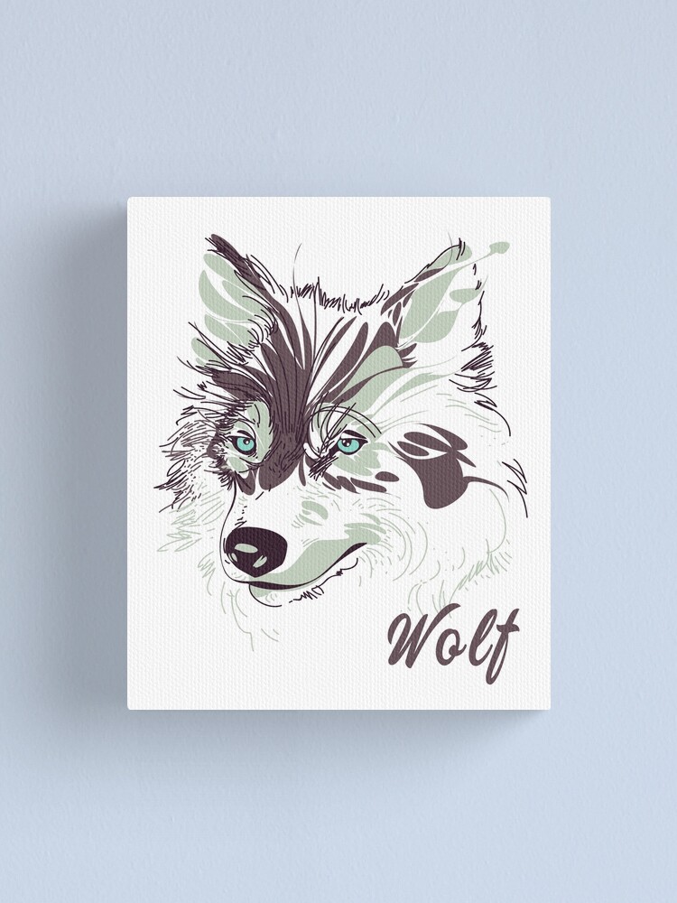 " wolfed" Canvas Print for Sale by rione202 | Redbubble