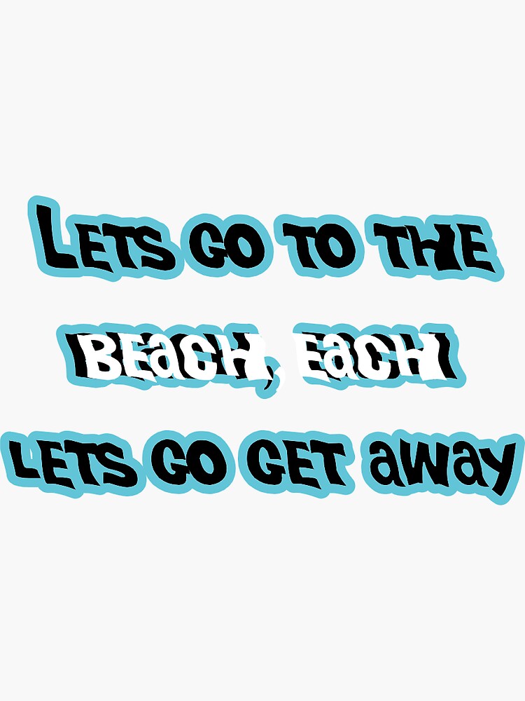 Nicki minaj let's go to the beach store