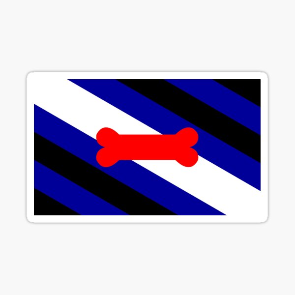 "Pup Pride Flag" Sticker for Sale by DoubleTouble | Redbubble