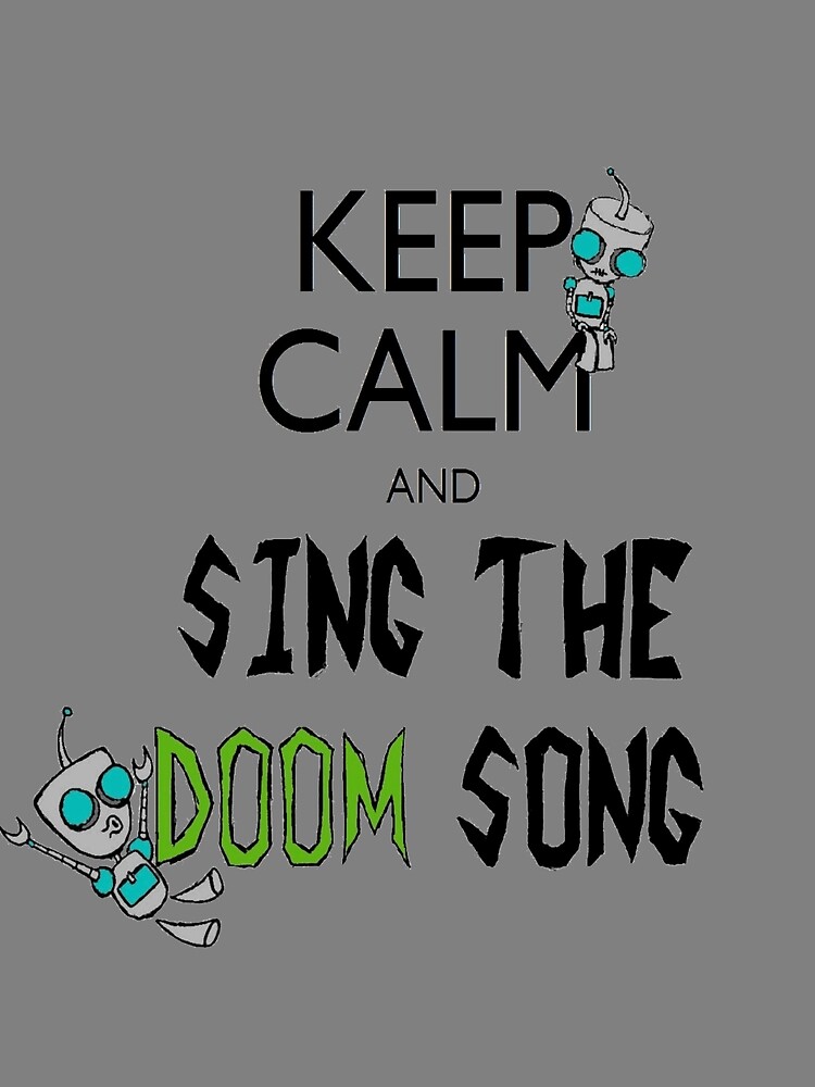 "Keep Calm and Sing the Doom Song" Photographic Print by lial | Redbubble