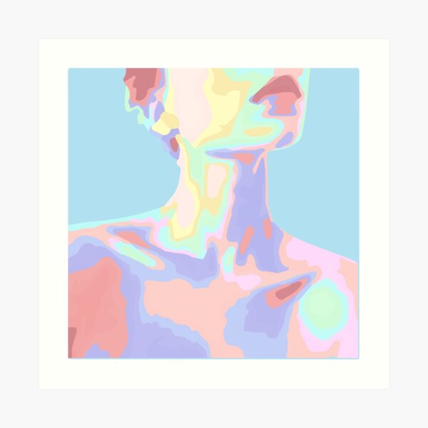 "Colorful Neck Illustration" Art Print for Sale by karinapezeshkan ...
