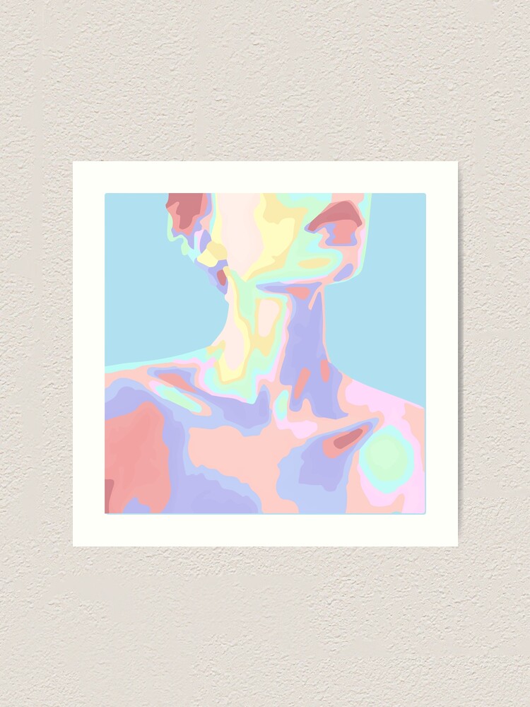 "Colorful Neck Illustration" Art Print for Sale by karinapezeshkan ...