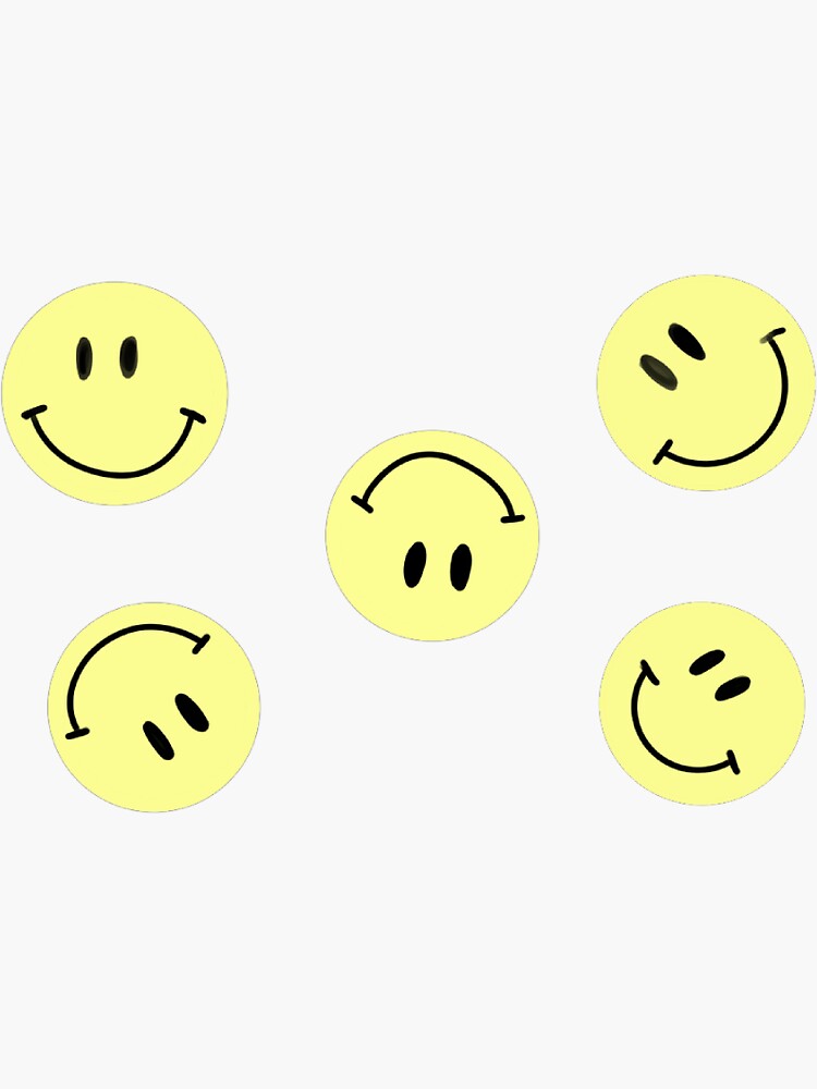 "smiley pack" Sticker for Sale by ricee24 | Redbubble