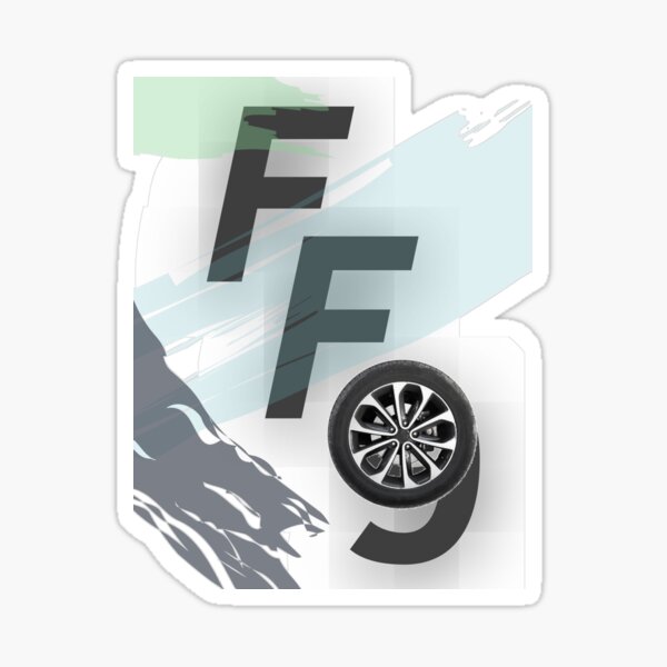 "Fast and Furious - F9 FF9 " Sticker by HappiestCreator | Redbubble