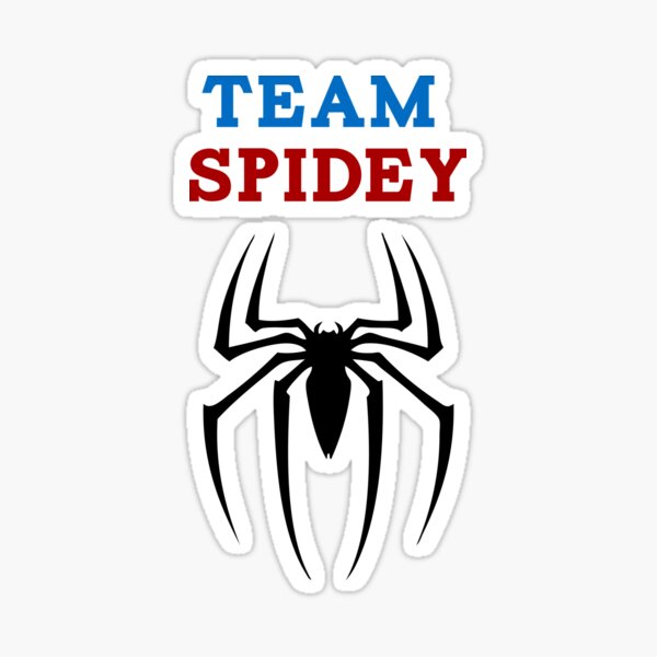 "Team Spidey" Sticker for Sale by Gallardog | Redbubble