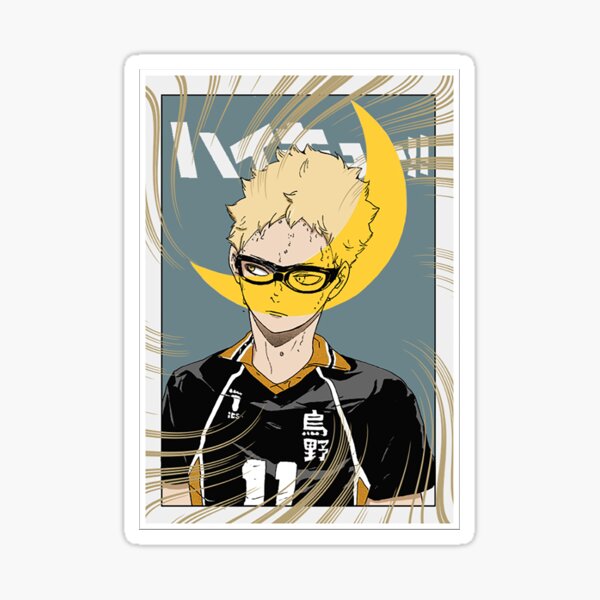 "Haikyuu Tsukishima " Sticker by niconek03 | Redbubble