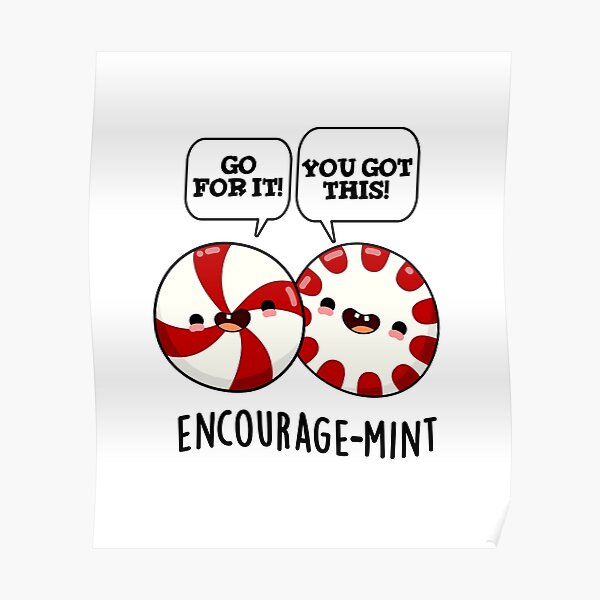 Encourage Mint Posters | Redbubble